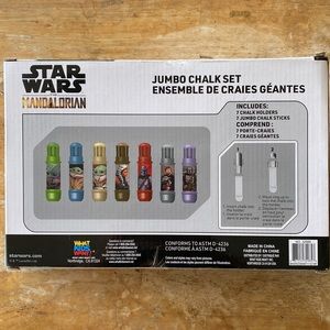 Star Wars | Toys | Star Wars Mandalorian Kids Outdoor Sidewalk Chalk ...